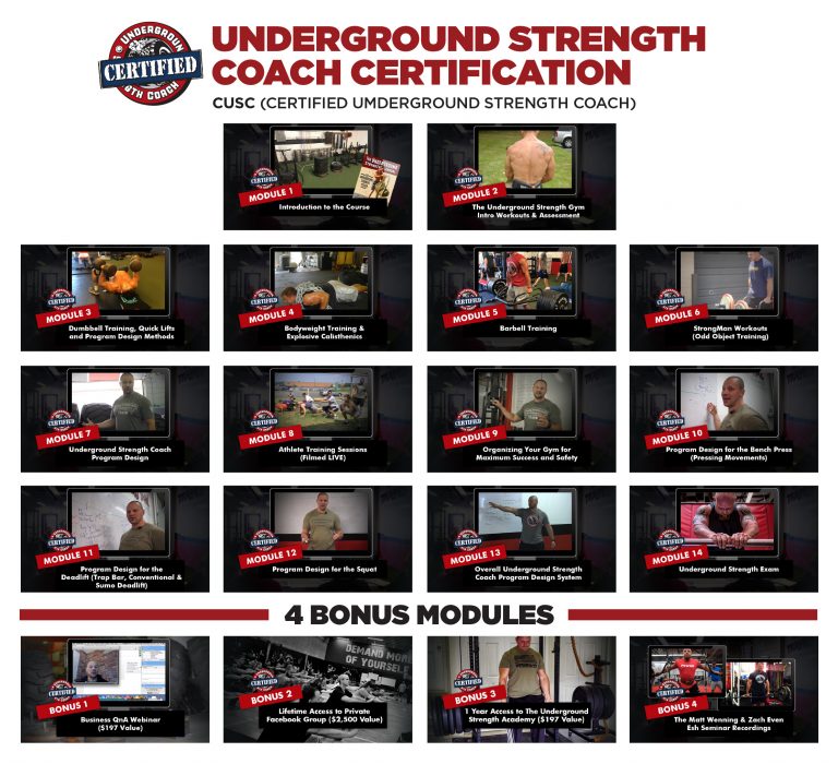 The Underground Strength Coach Certification • Zach Even-Esh