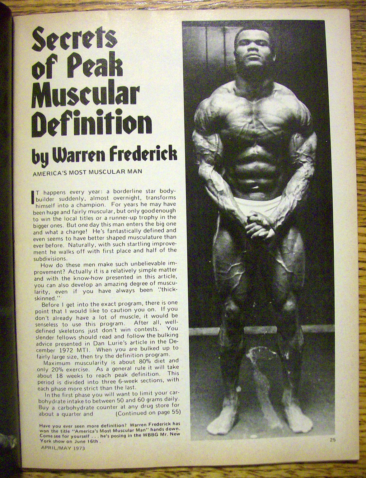 warren-frederick-bodybuilder • Zach Even-Esh