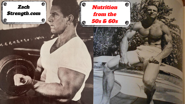 Simple & Effective Nutrition Tips from Physical Culture, Silver & Golden Era Bodybuilding • Zach ...