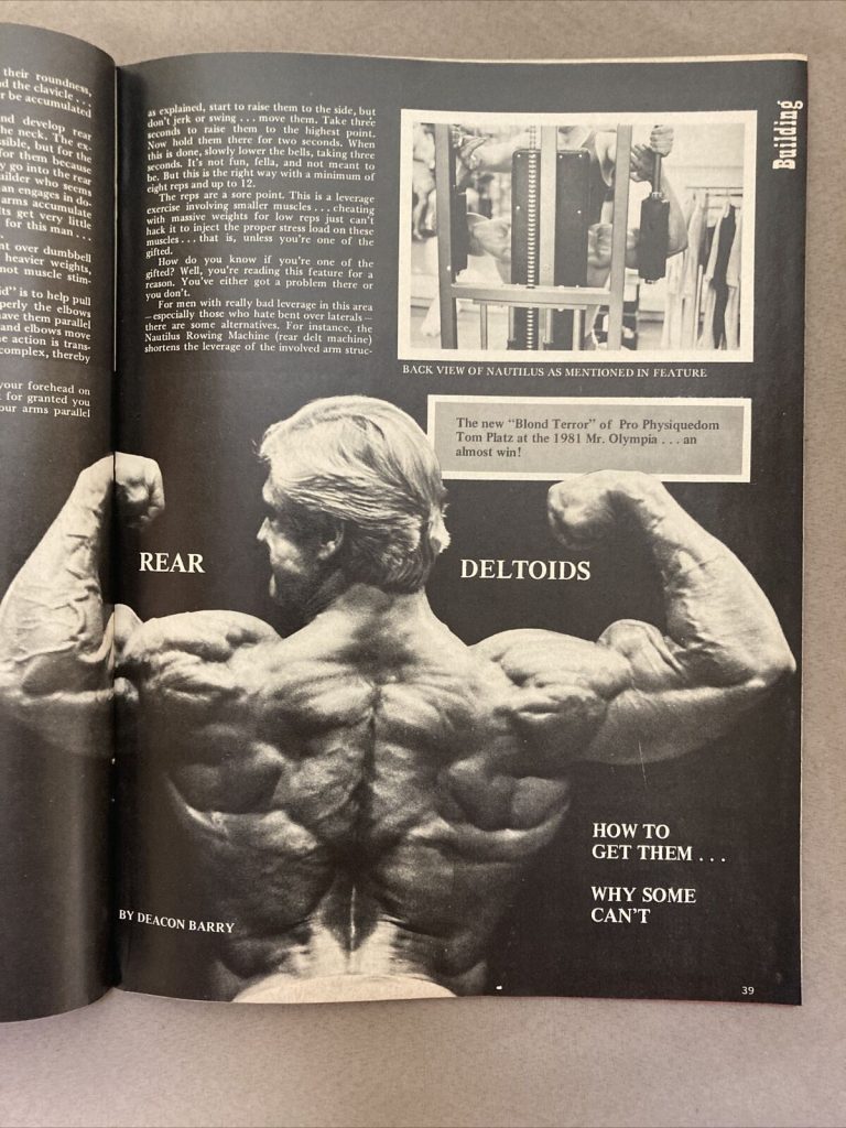 tom-platz-back-biceps • Zach Even-Esh